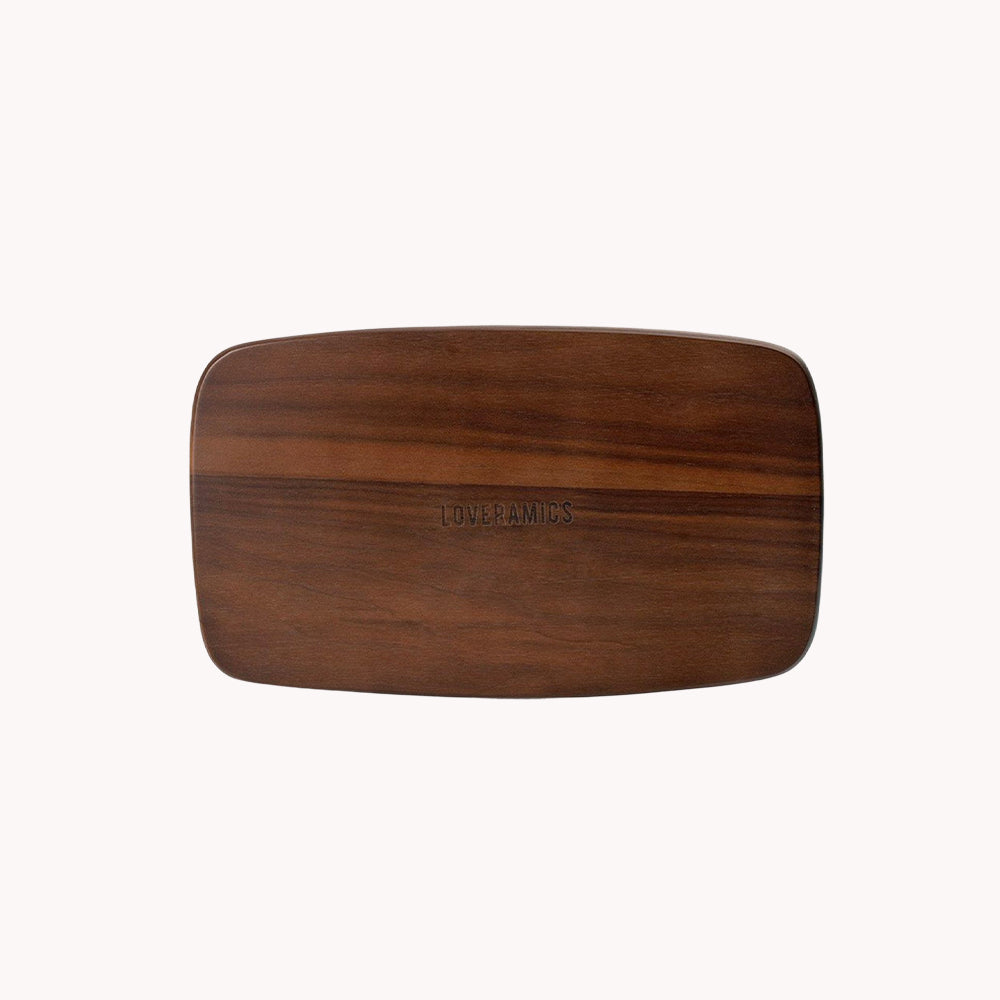 Nordic Tray 30cm Walnut Tea Tray - Caffeine Lab